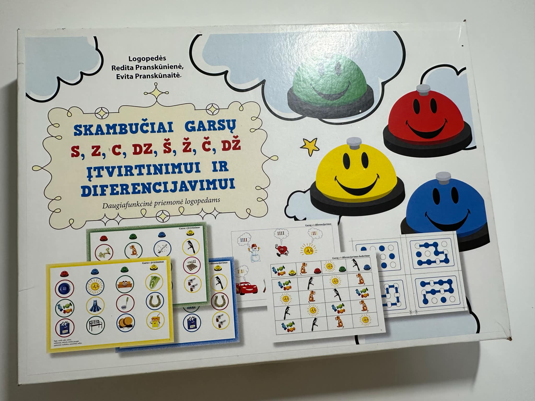 "Skambučiai" garsų S, Z, C, DZ, Š, Ž, Č, DŽ įtvirtinimui ir ...